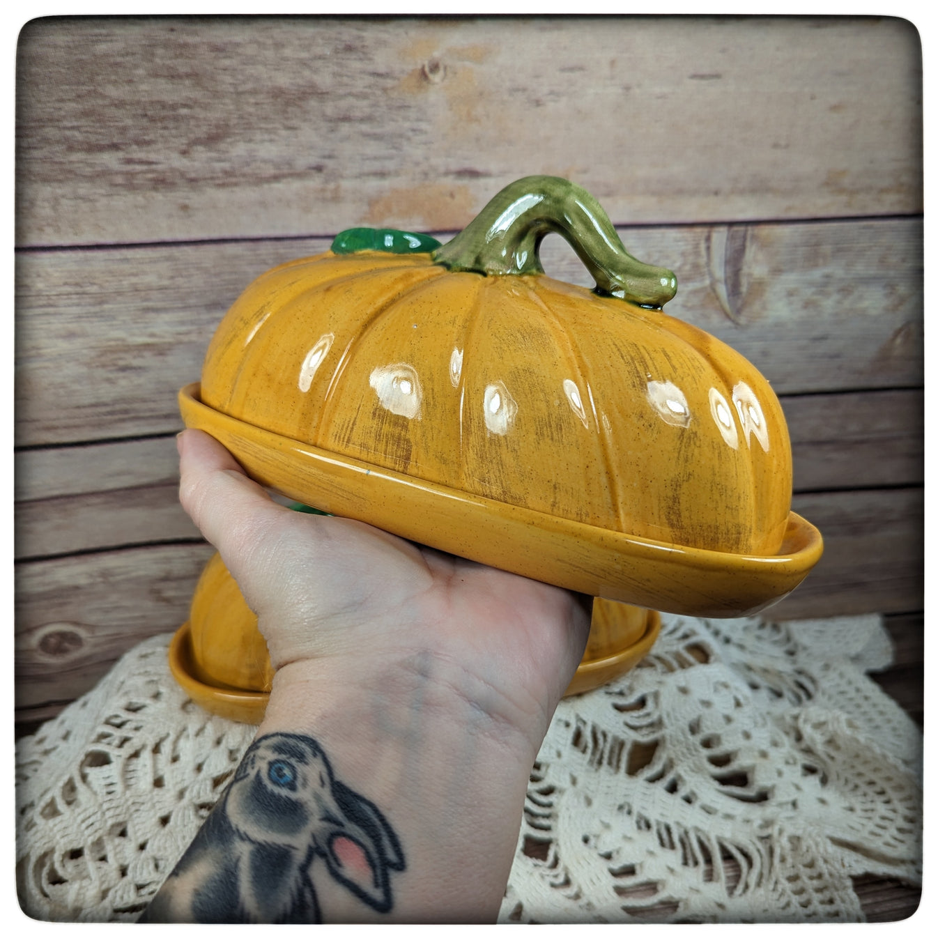 Butter Dish (Pumpkin) – HaldeCraft