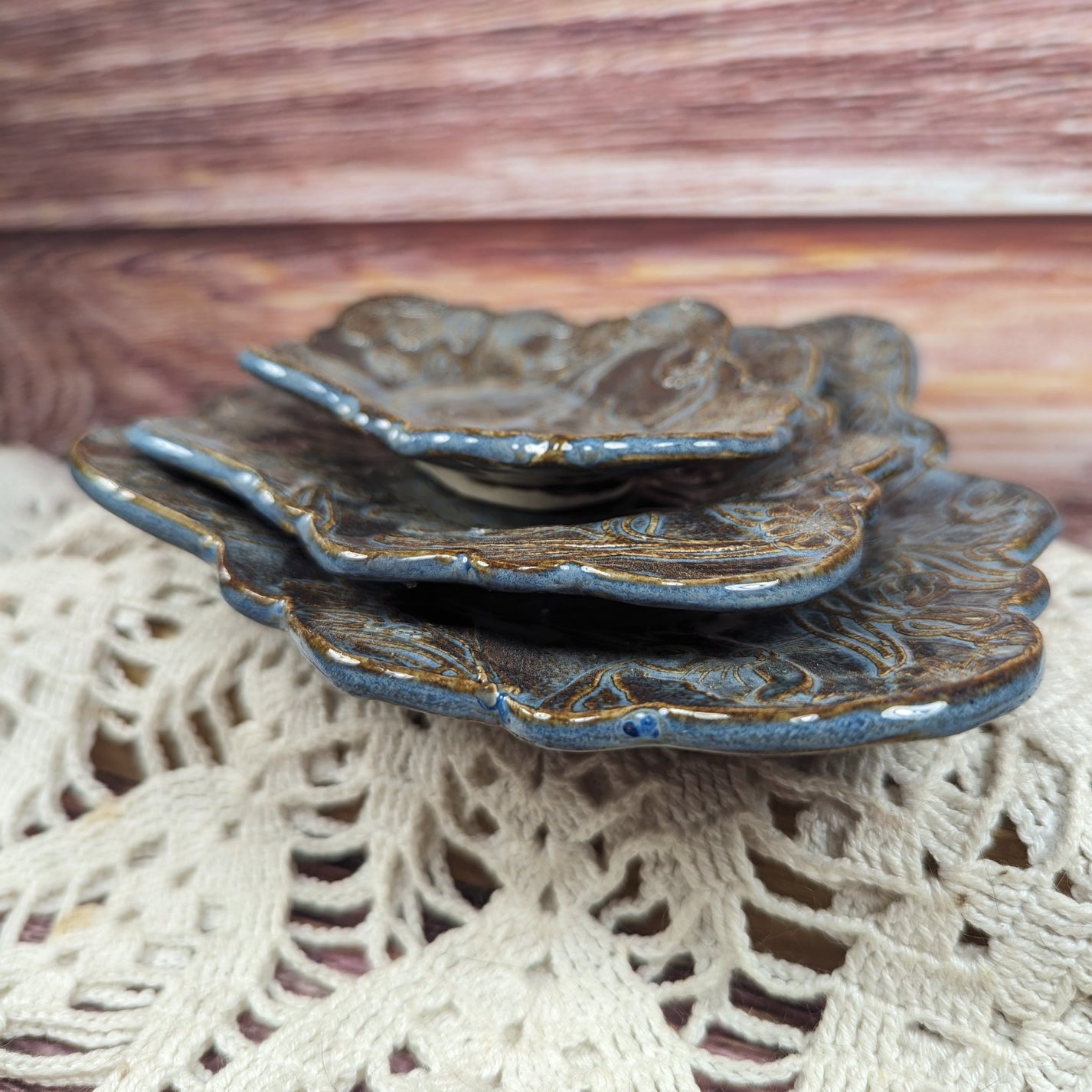 Rabbit Oval Nesting dishes (set of three) – HaldeCraft