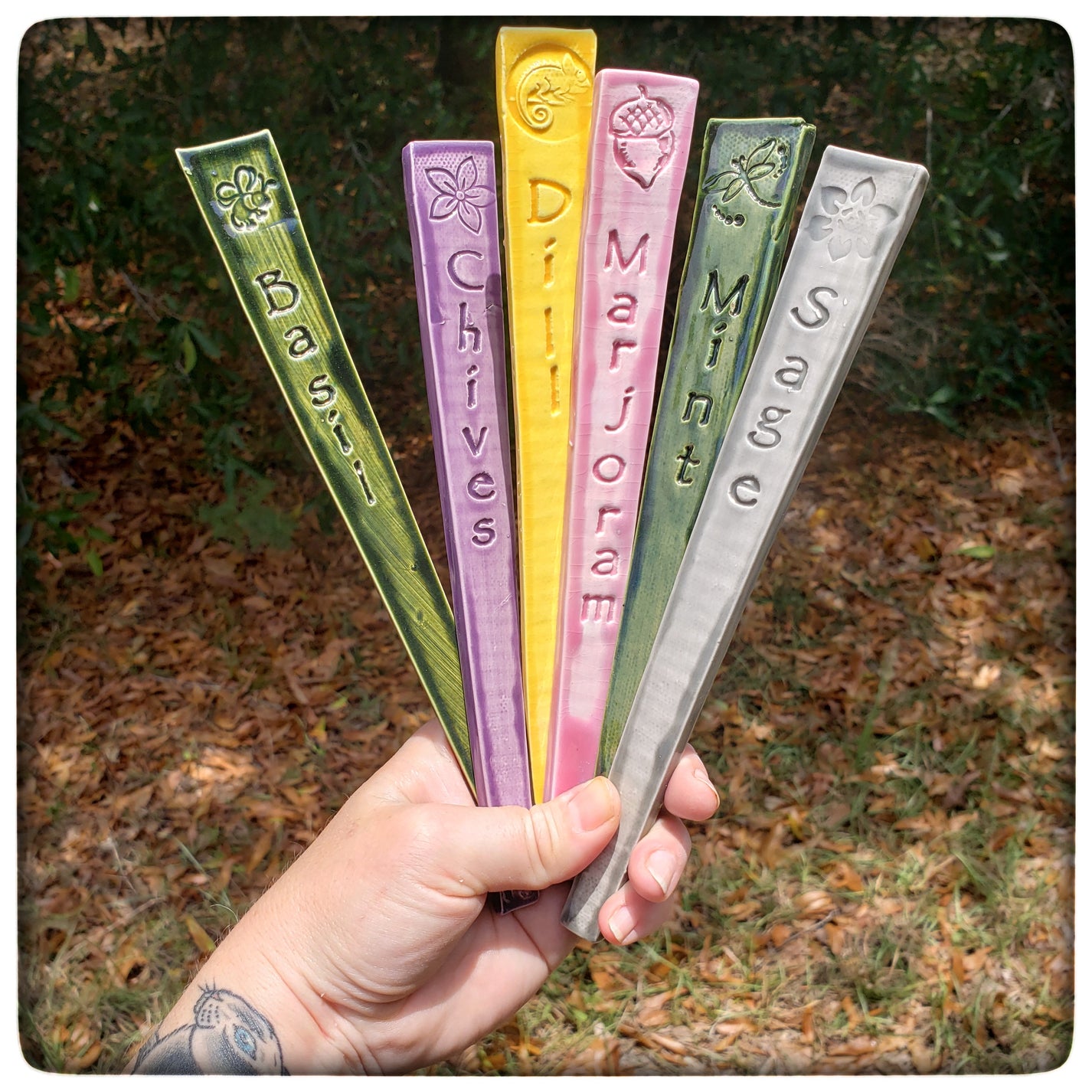 Plant Markers (herbs and flowers) – HaldeCraft