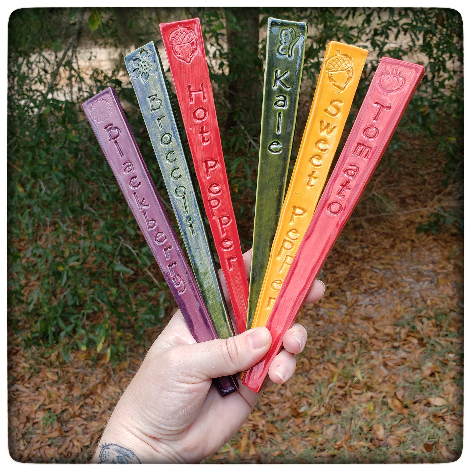 Plant Markers (fruits and vegetables) – HaldeCraft