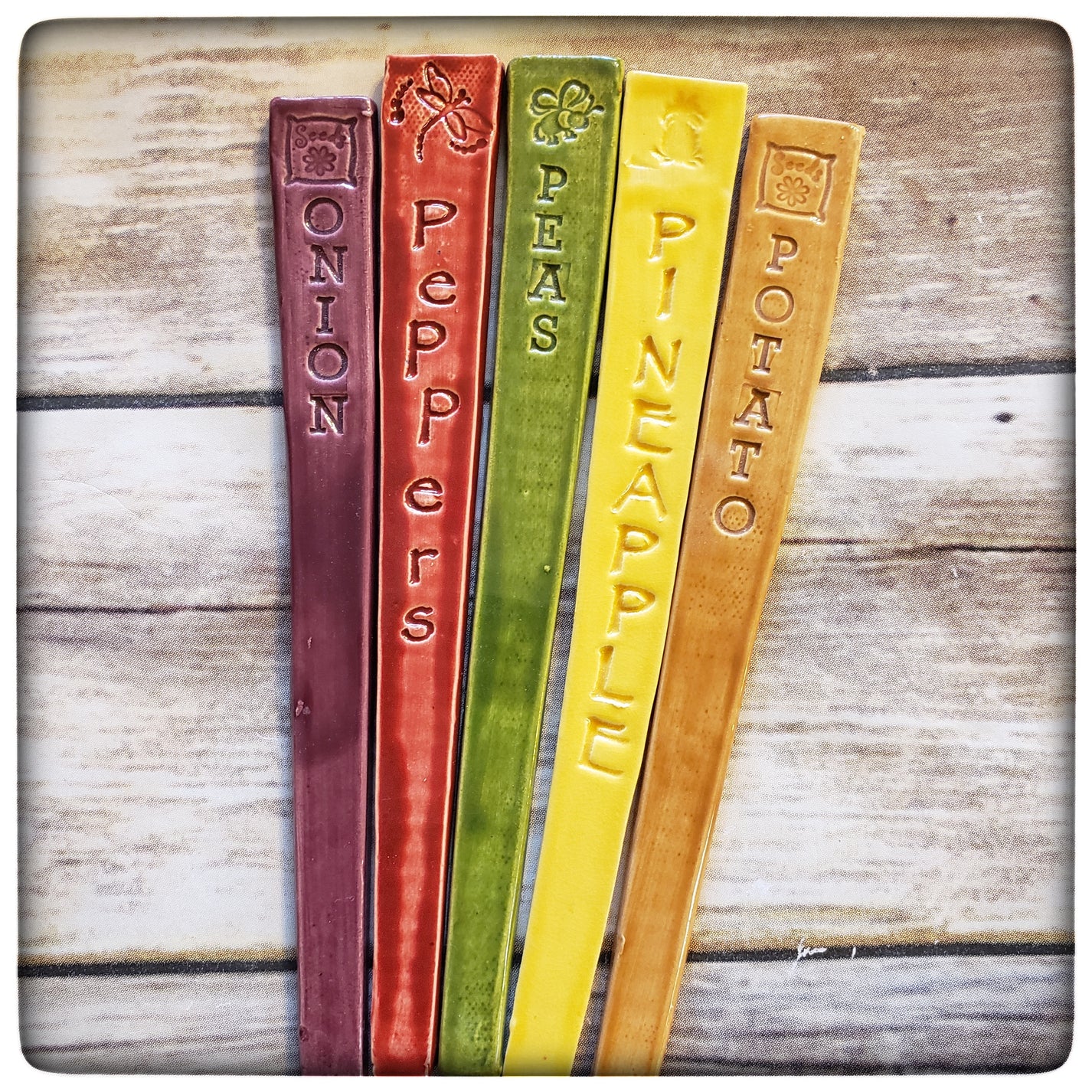 Plant Markers (fruits and vegetables) – HaldeCraft