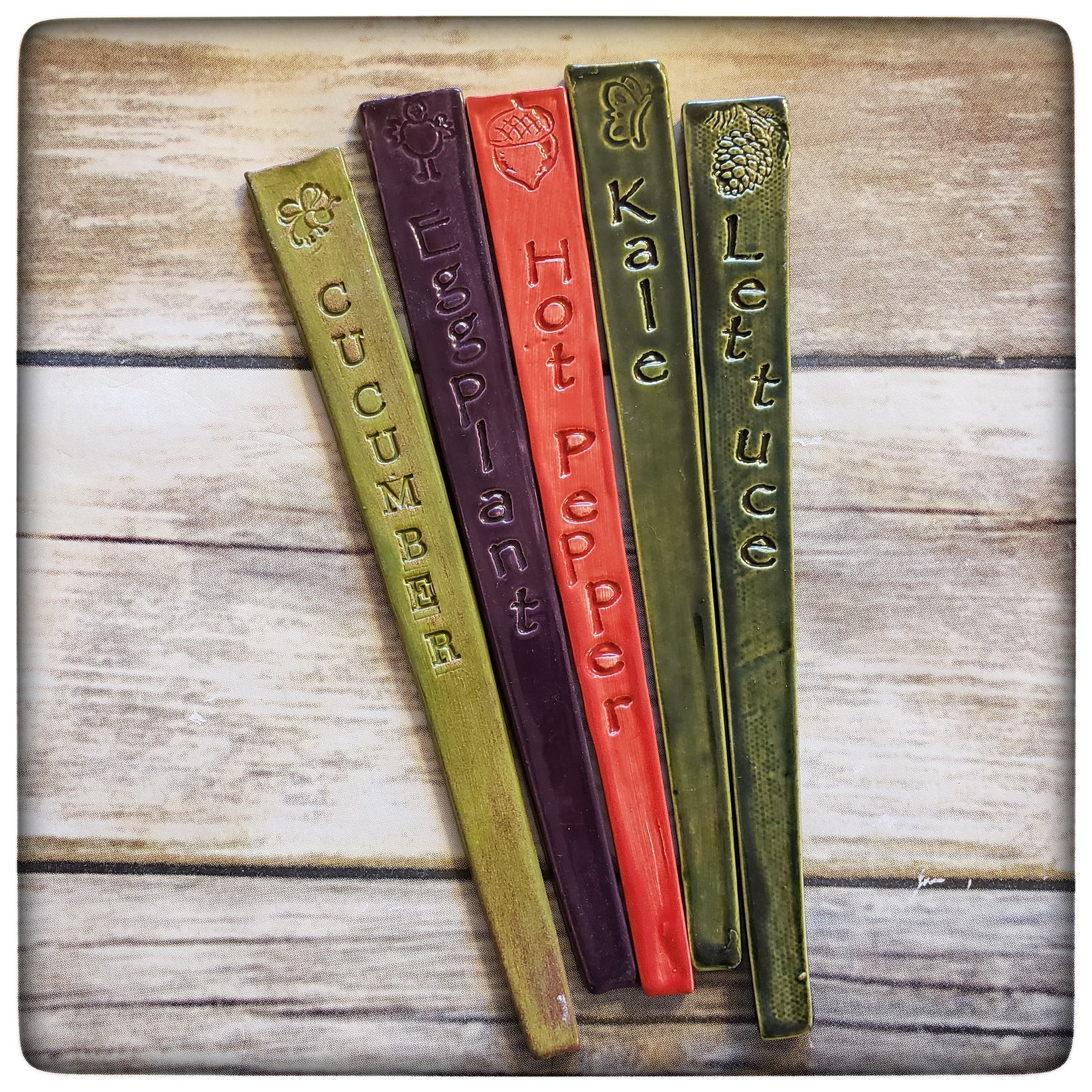 Plant Markers (fruits and vegetables) – HaldeCraft