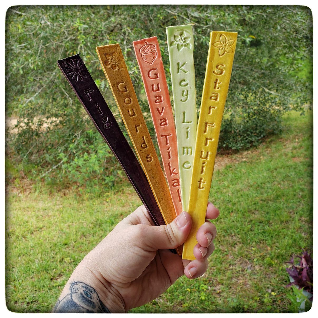 Plant Markers (fruits and vegetables) – HaldeCraft