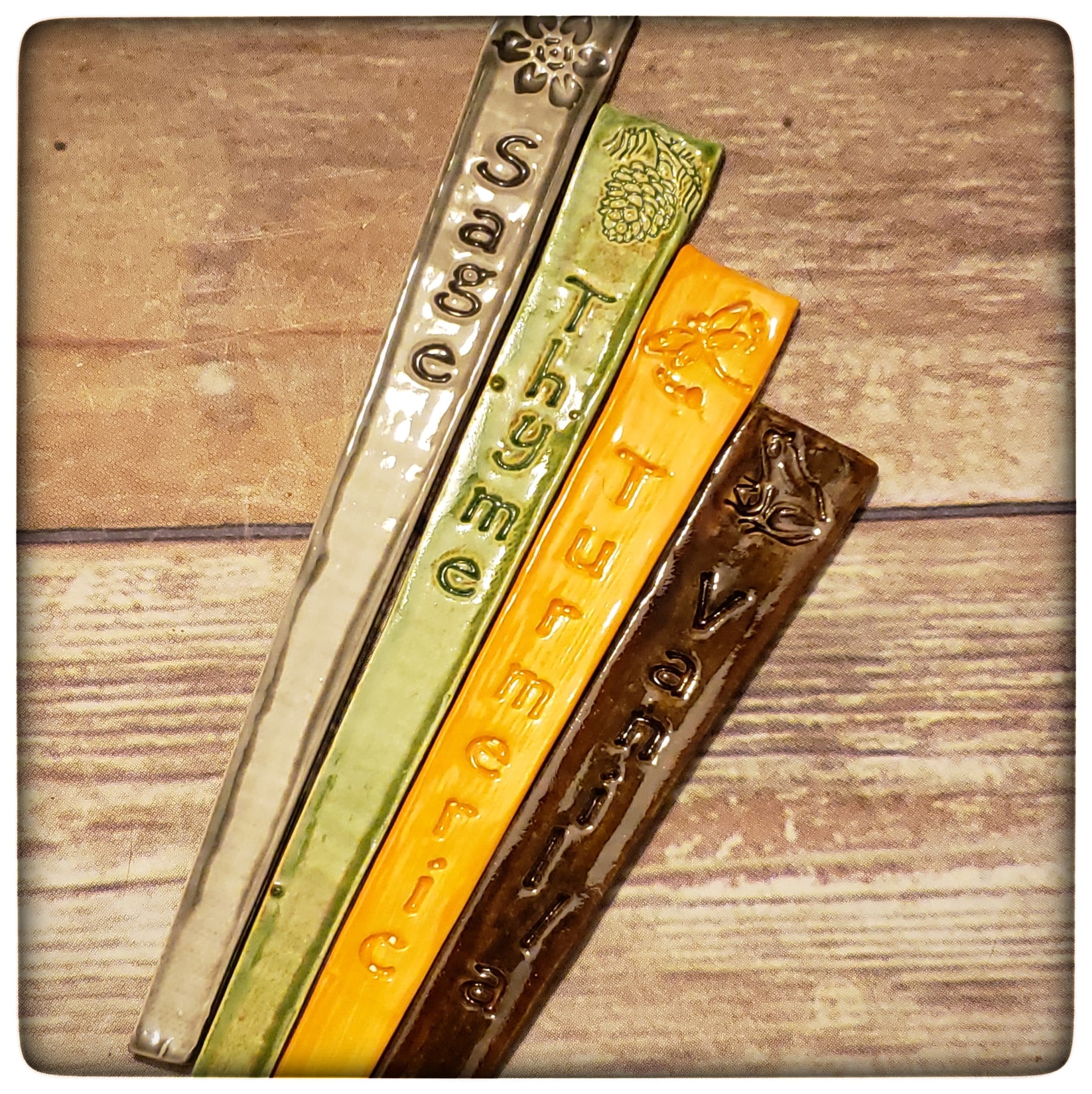 Plant Markers (herbs and flowers) – HaldeCraft